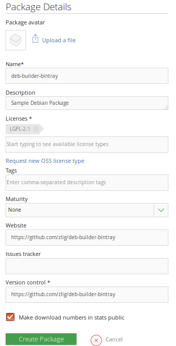 Distribute Debian Packages using Bintray - GDevNet